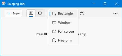 How to capture images and videos in Windows 11 with the Snipping Tool